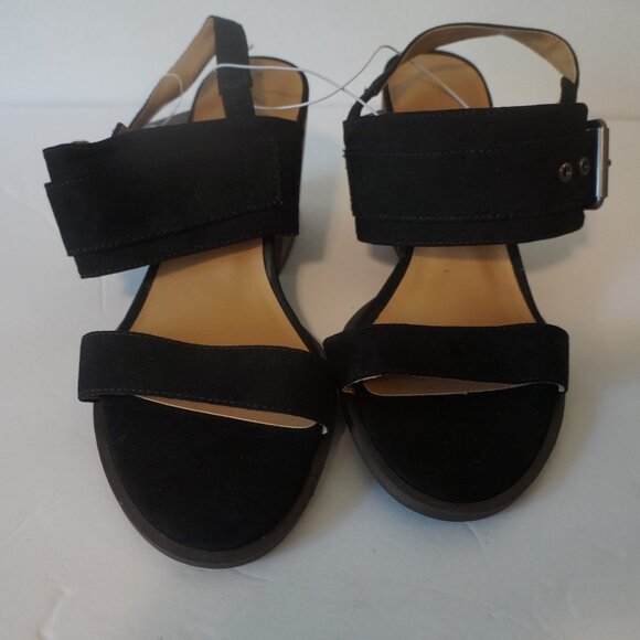 Universal Thread | Shoes | Universal Threads Black Sandals Heels Sling ...